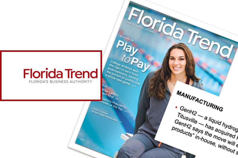 Florida Trend: Liquid Hydrogen Company : GenH2 Liquid Hydrogen Experts
